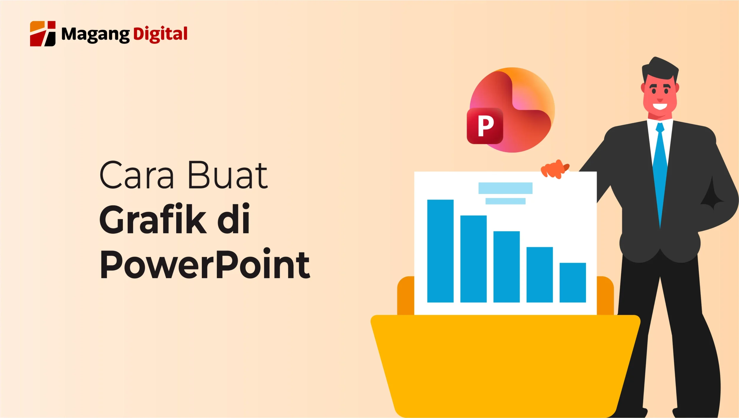 2 Cara Buat Grafik di PowerPoint dengan Mudah - Magang Digital