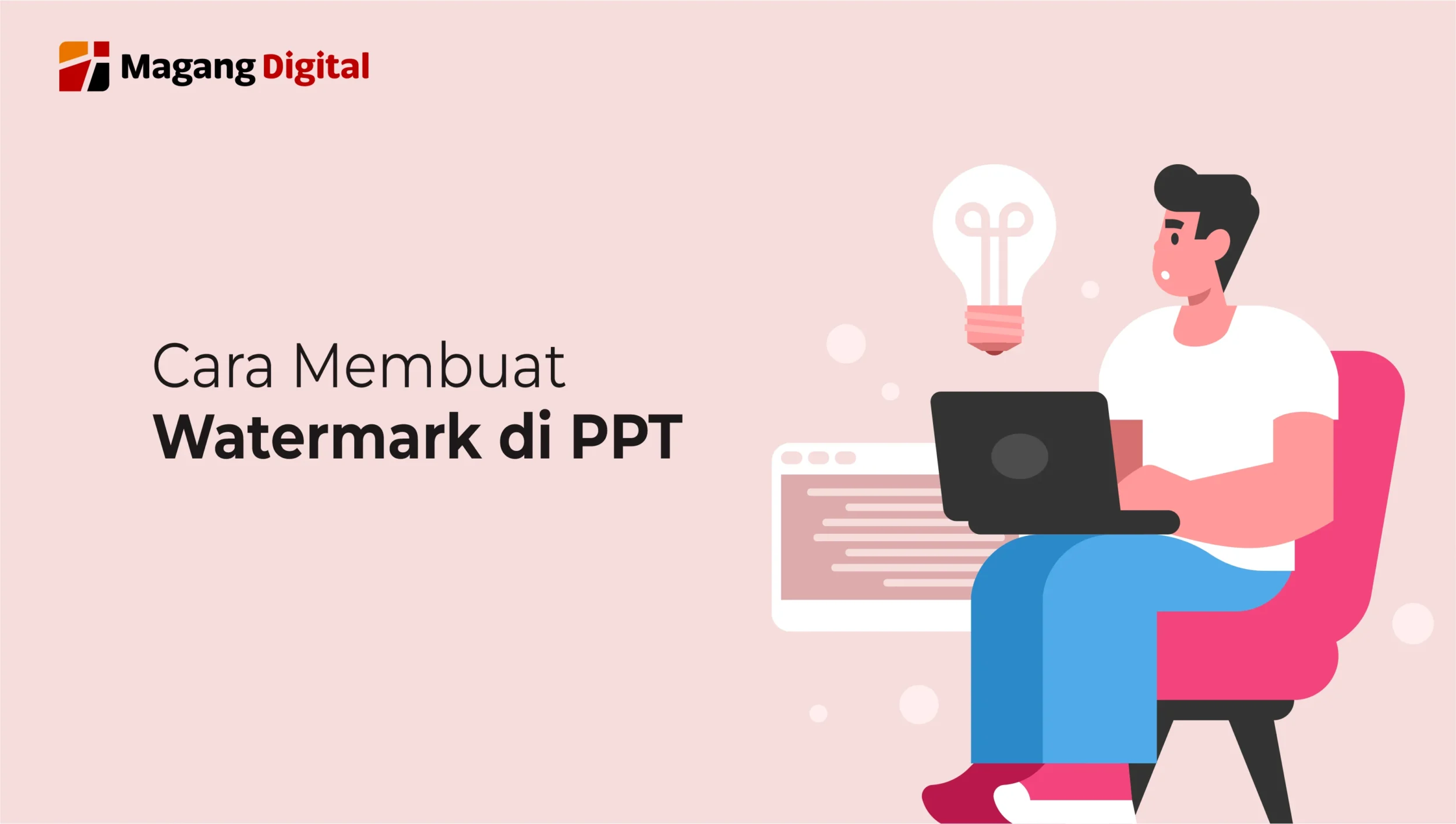 2 Cara Membuat Watermark di PPT yang Anti Ribet - Magang Digital